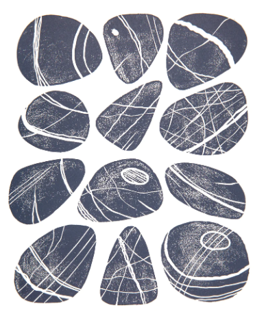 A Dozen Ways To Say Hello With A Cornish Pebble Greeting Card – Lino Lord