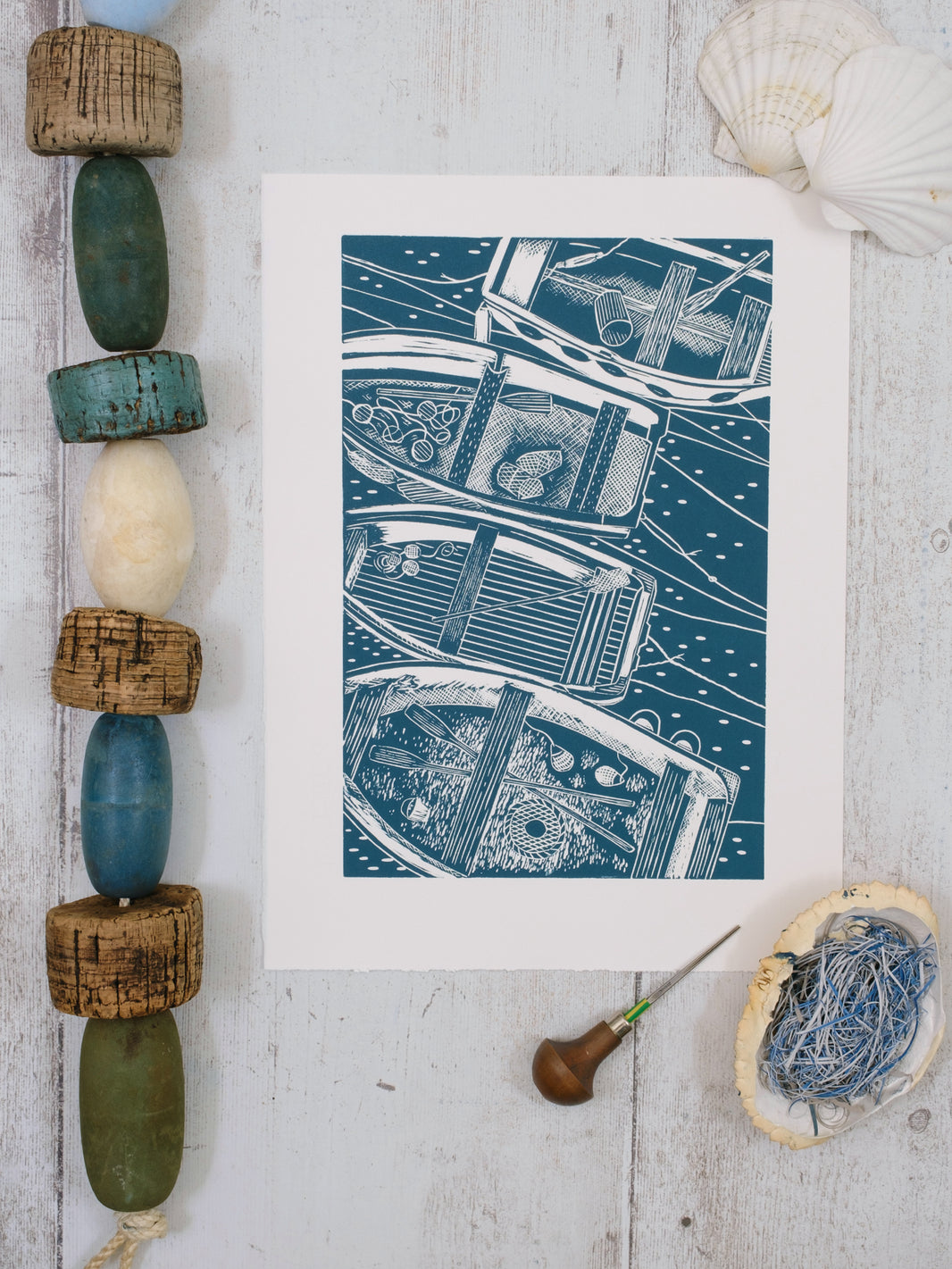 Traditional Coastal Wall Prints | Lino Lord Prints & Houseware